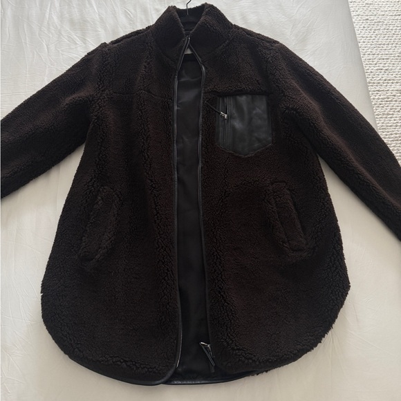 Anine Bing | Jackets & Coats | Nwot Anine Bing Dark Brown Ryder Coat ...
